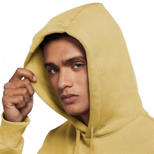 Nike Men's Sportswear Club Fleece Saturn Gold Hoodie | Bargainous Store